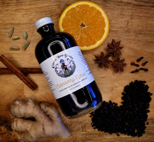 Elderberry Syrup – Octopus Herb Garden